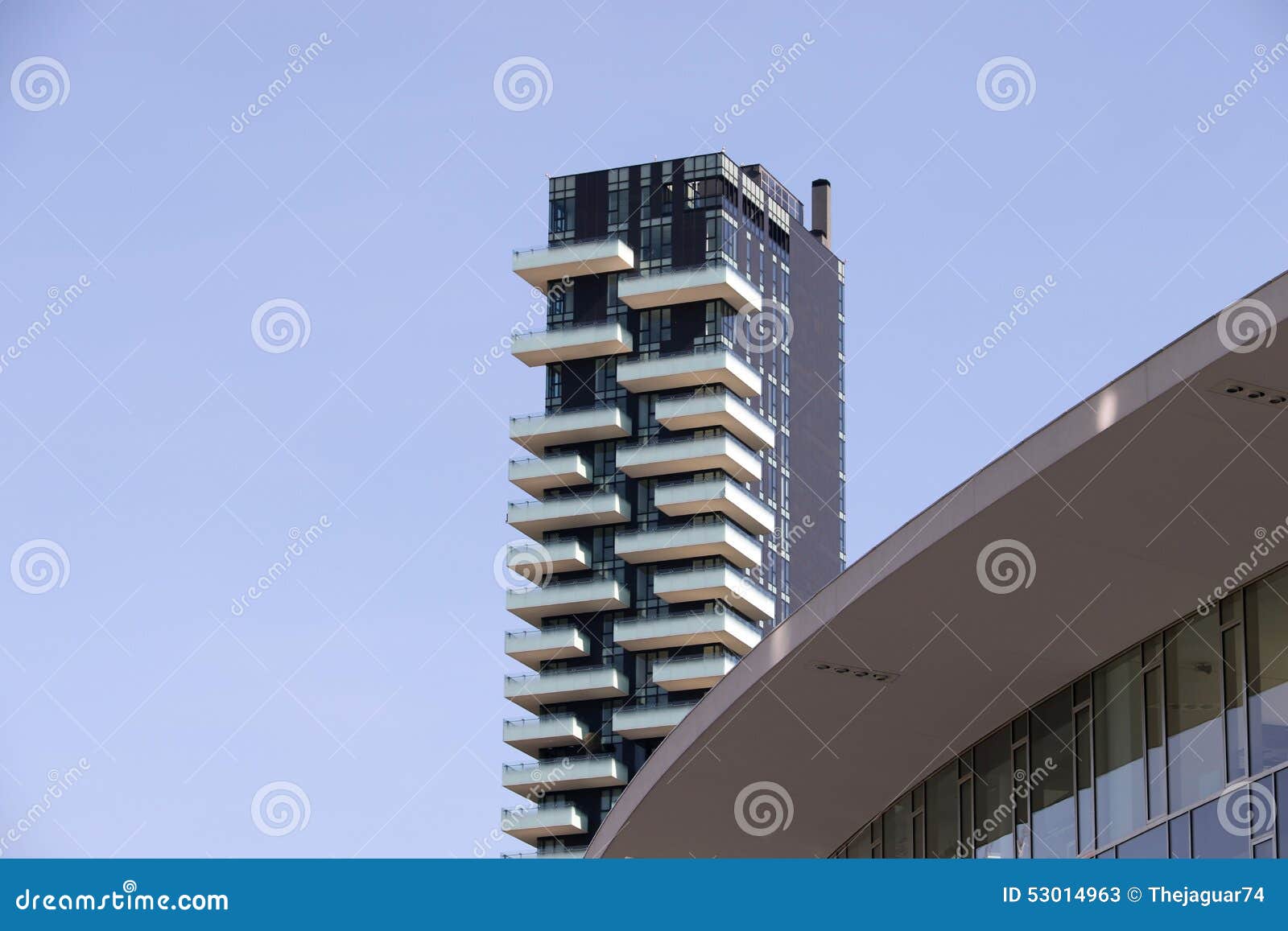 Solaria tower in Milan stock image. Image of italian - 53014963
