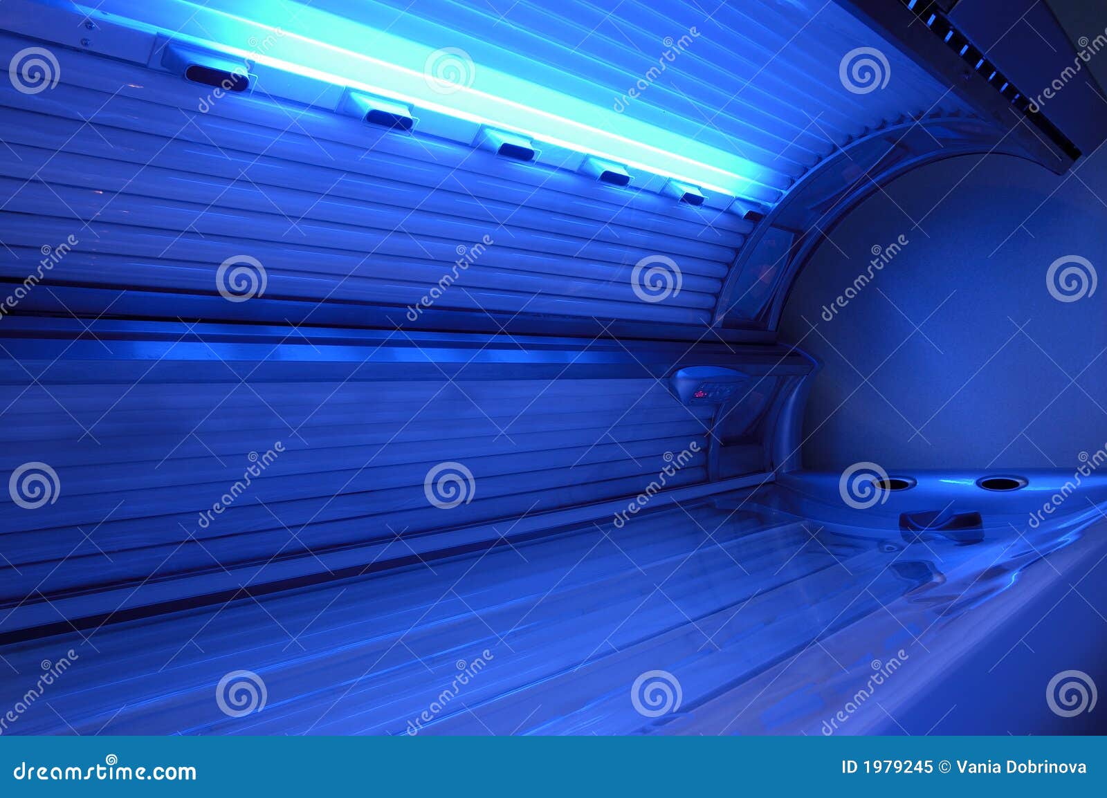 Solarium stock image. Image of lamp, light, blue, summer - 1979245