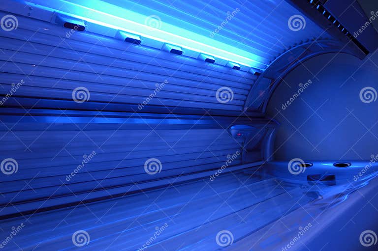 Solarium stock image. Image of lamp, light, blue, summer - 1979245