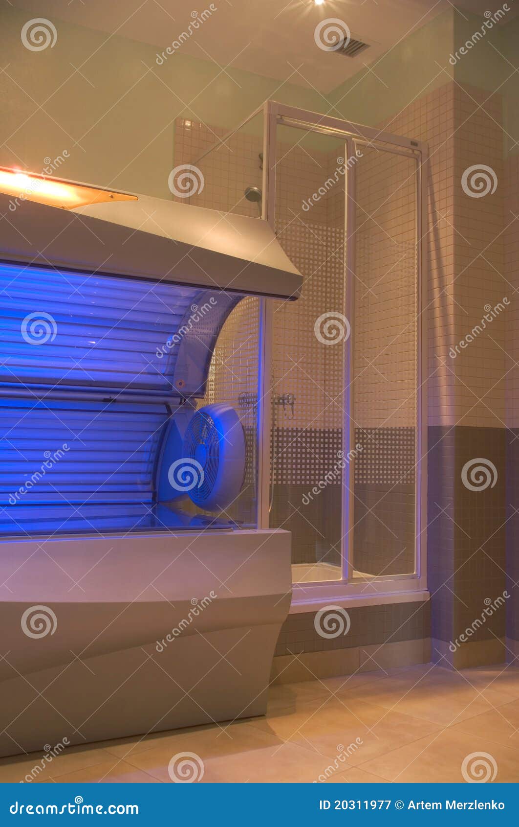 Solarium stock image. Image of service, solarium, interior - 20311977