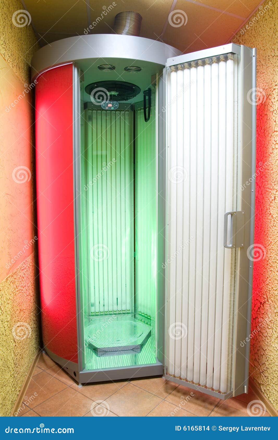 Solarium stock photo. Image of sunbathing, dermatology - 6165814