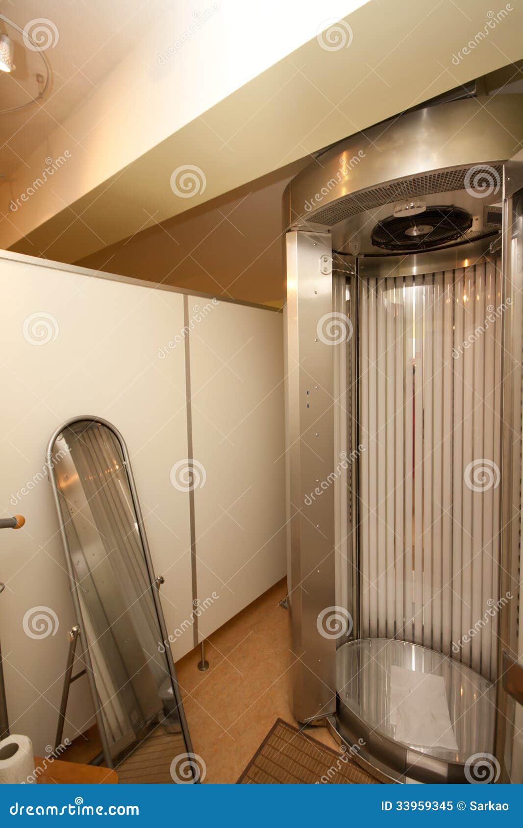 Solarium stock image. Image of yellow, sallon, bronzing - 33959345