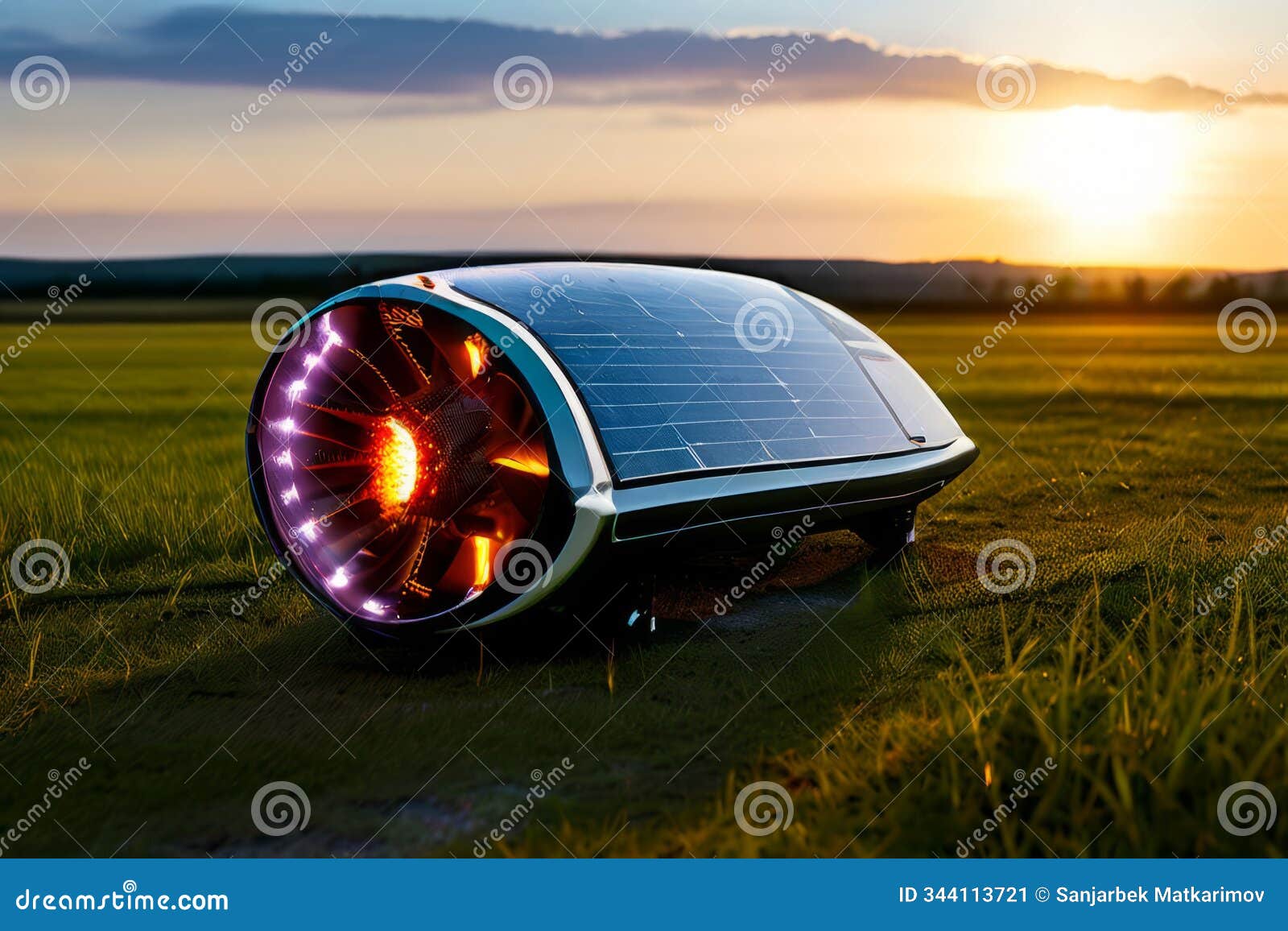 Solarjet Board a Board Powered by a Jet Engine Fueled by Solar Stock ...