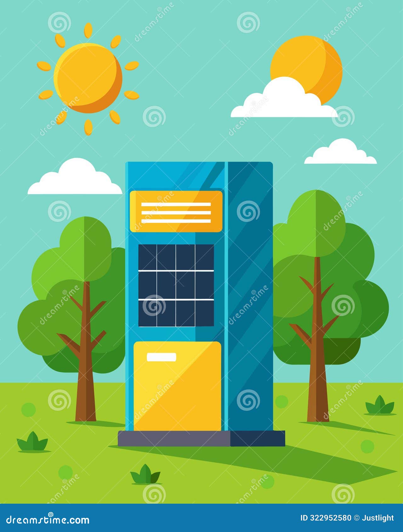 A Solarpowered Vending Machine Blending Seamlessly into Its ...