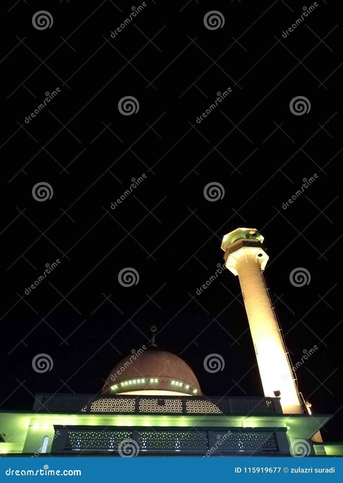 Solat stock image. Image of isha, night, pray, mosque - 115919677