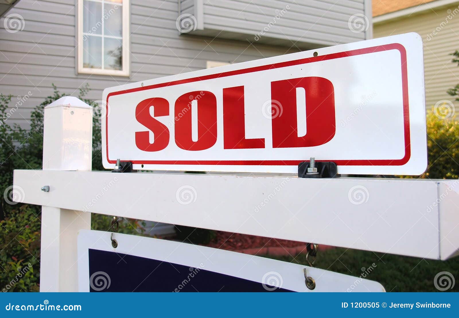 Sold! stock image. Image of market, realty, sold, realtor - 1200505