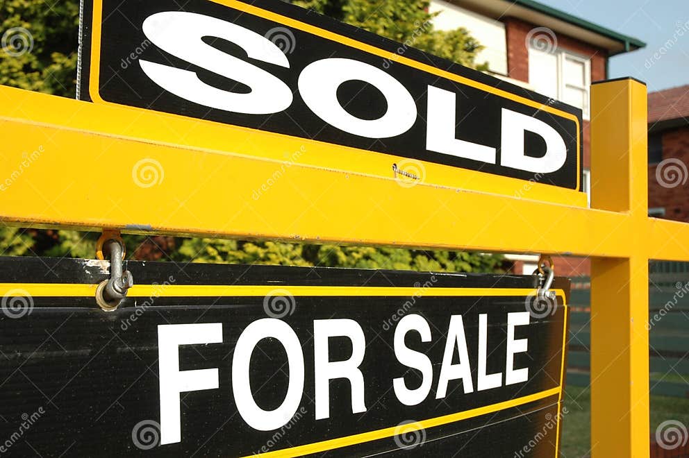 Sold stock image. Image of unit, sale, invest, house, home - 1634013