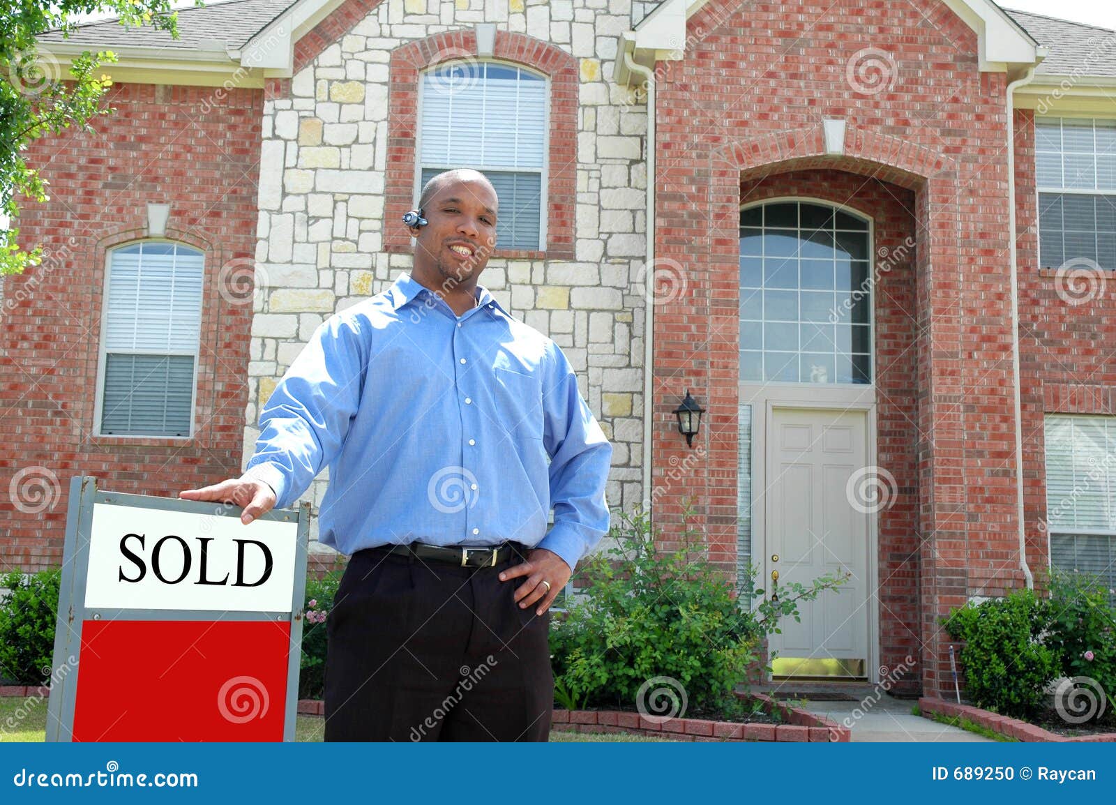Sold stock photo. Image of buildings, immoveables, closing - 689250
