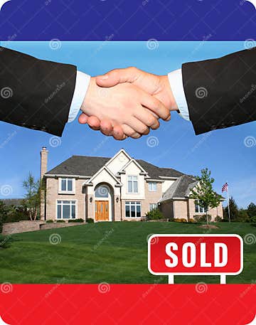 SOLD stock photo. Image of real, estate, house, trees, realtor - 905374