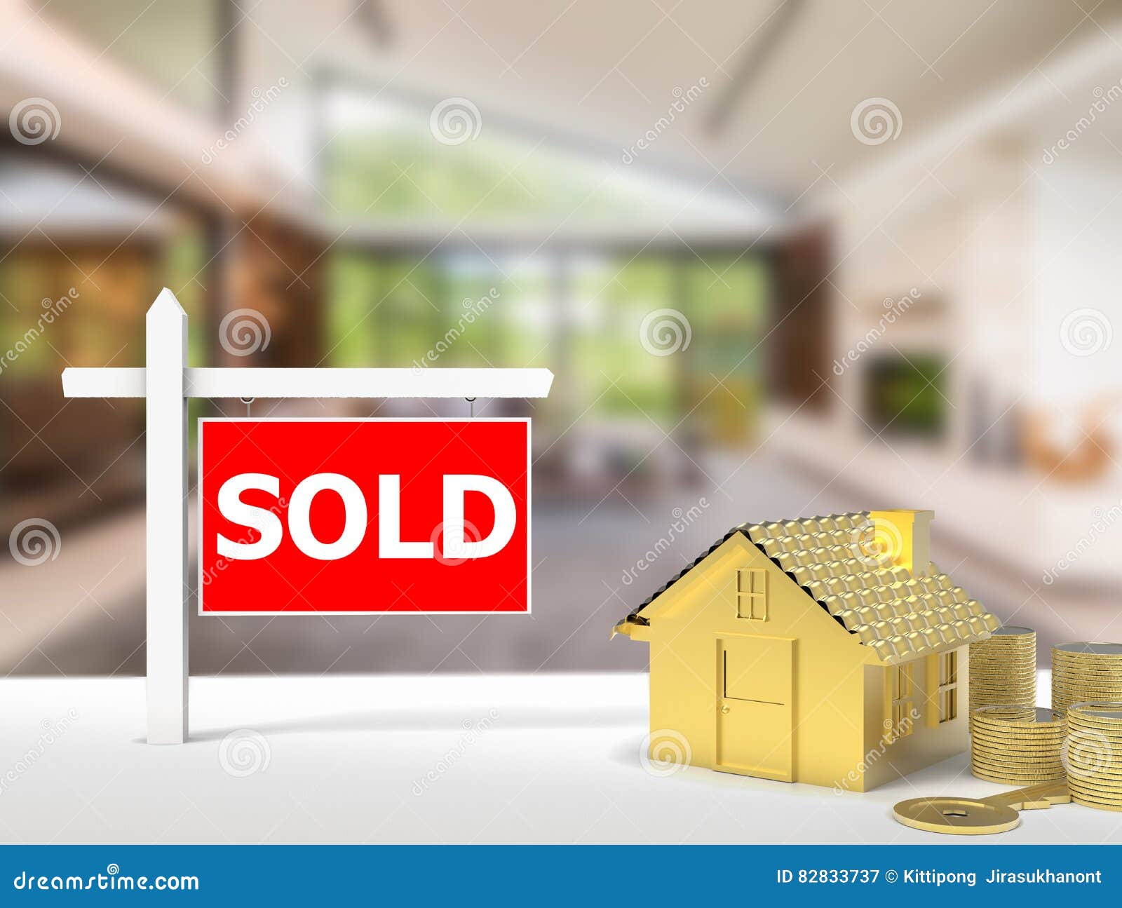 Sold house sign stock image. Image of sold, finance, mock - 82833737