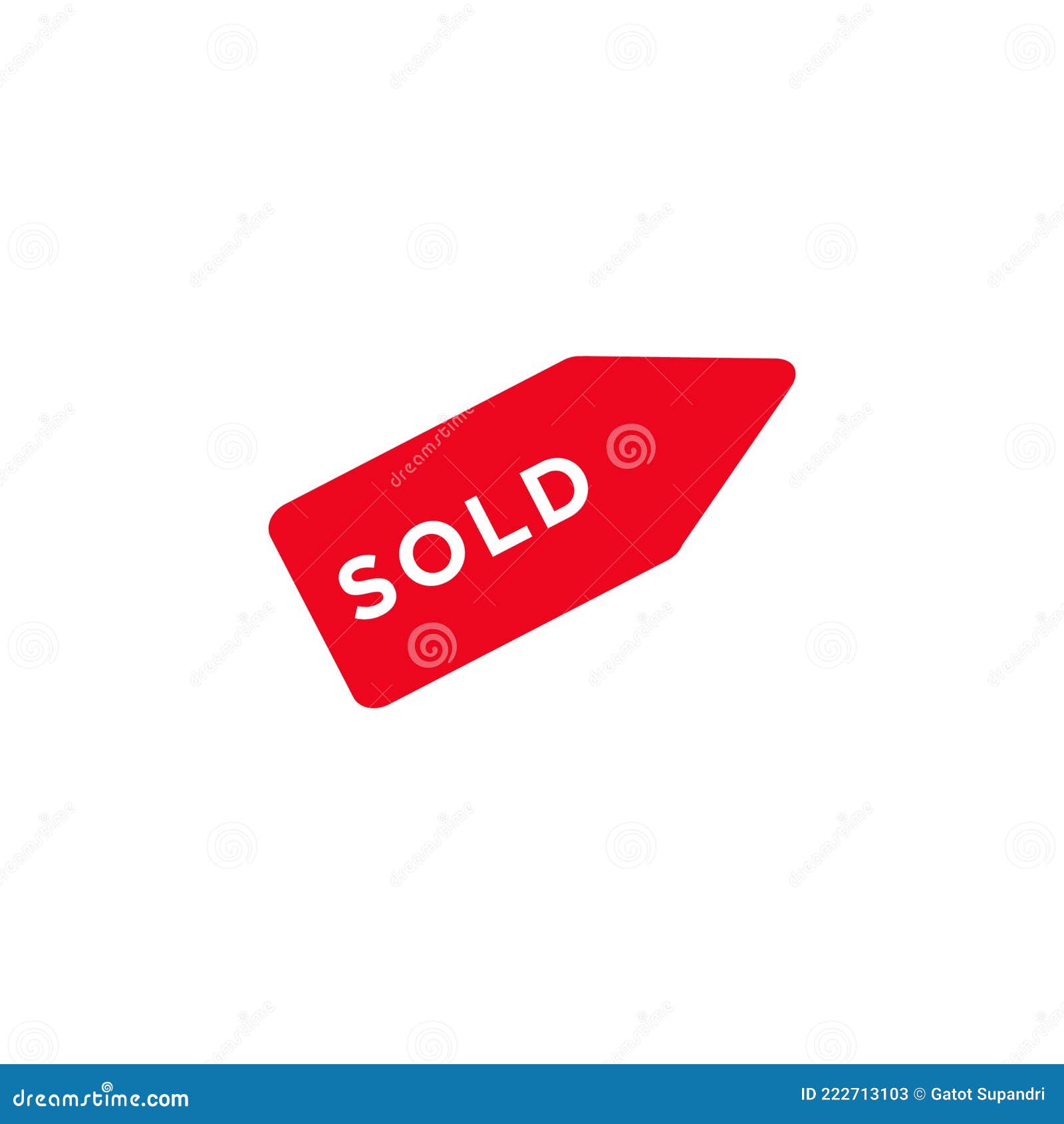 Sold Icon Vector Logo Design Template Stock Vector - Illustration of ...