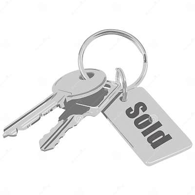 Sold keys. stock illustration. Illustration of access, secure - 688405