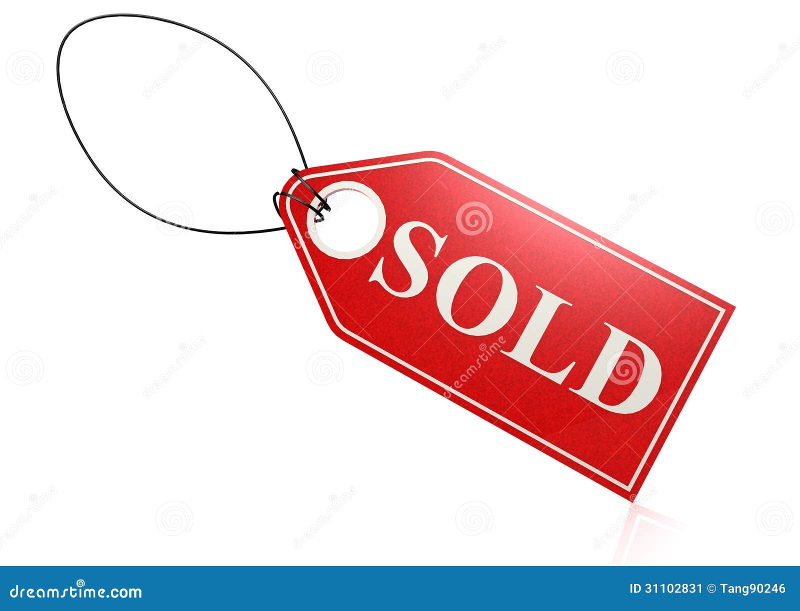 Sold label stock illustration. Illustration of rubber - 31102831