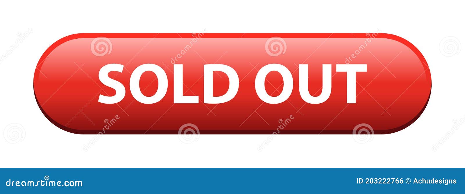 Sold out button stock vector. Illustration of business - 203222766