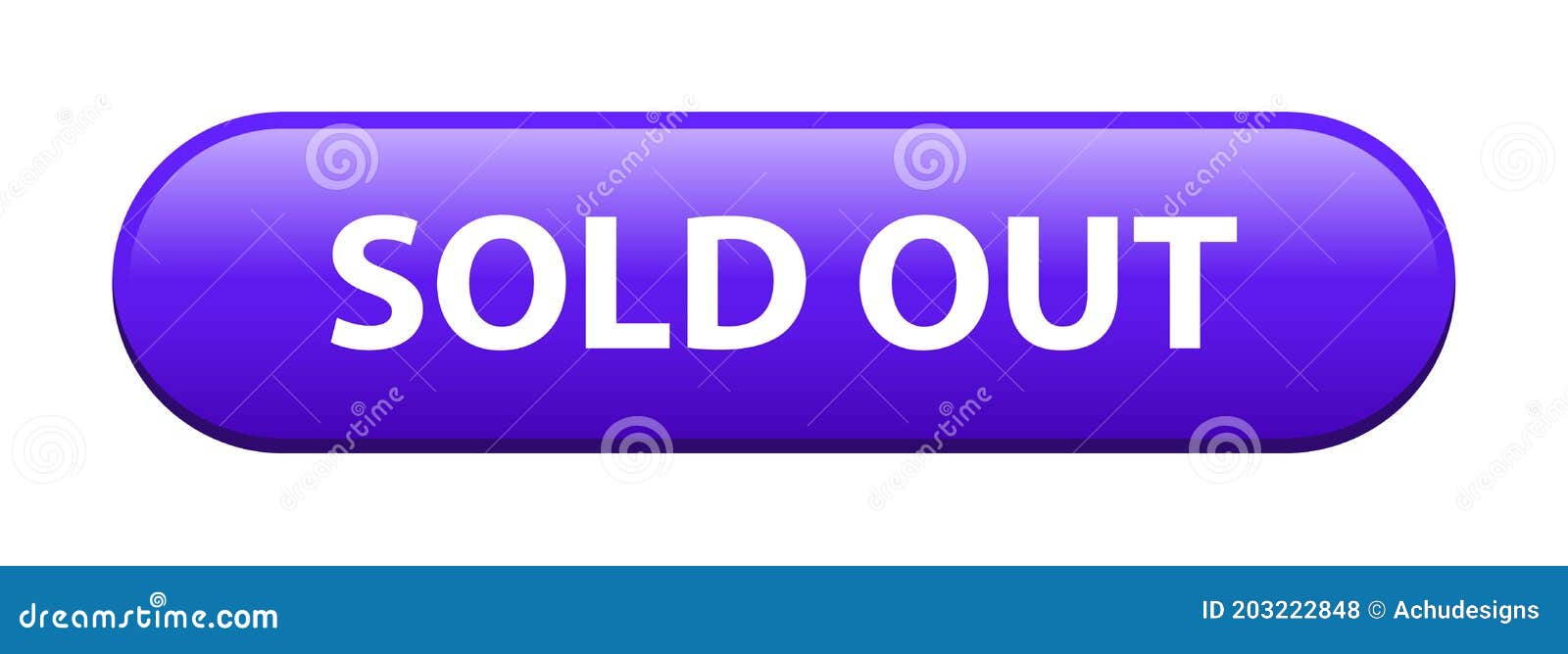Sold out button stock vector. Illustration of buttons - 203222848