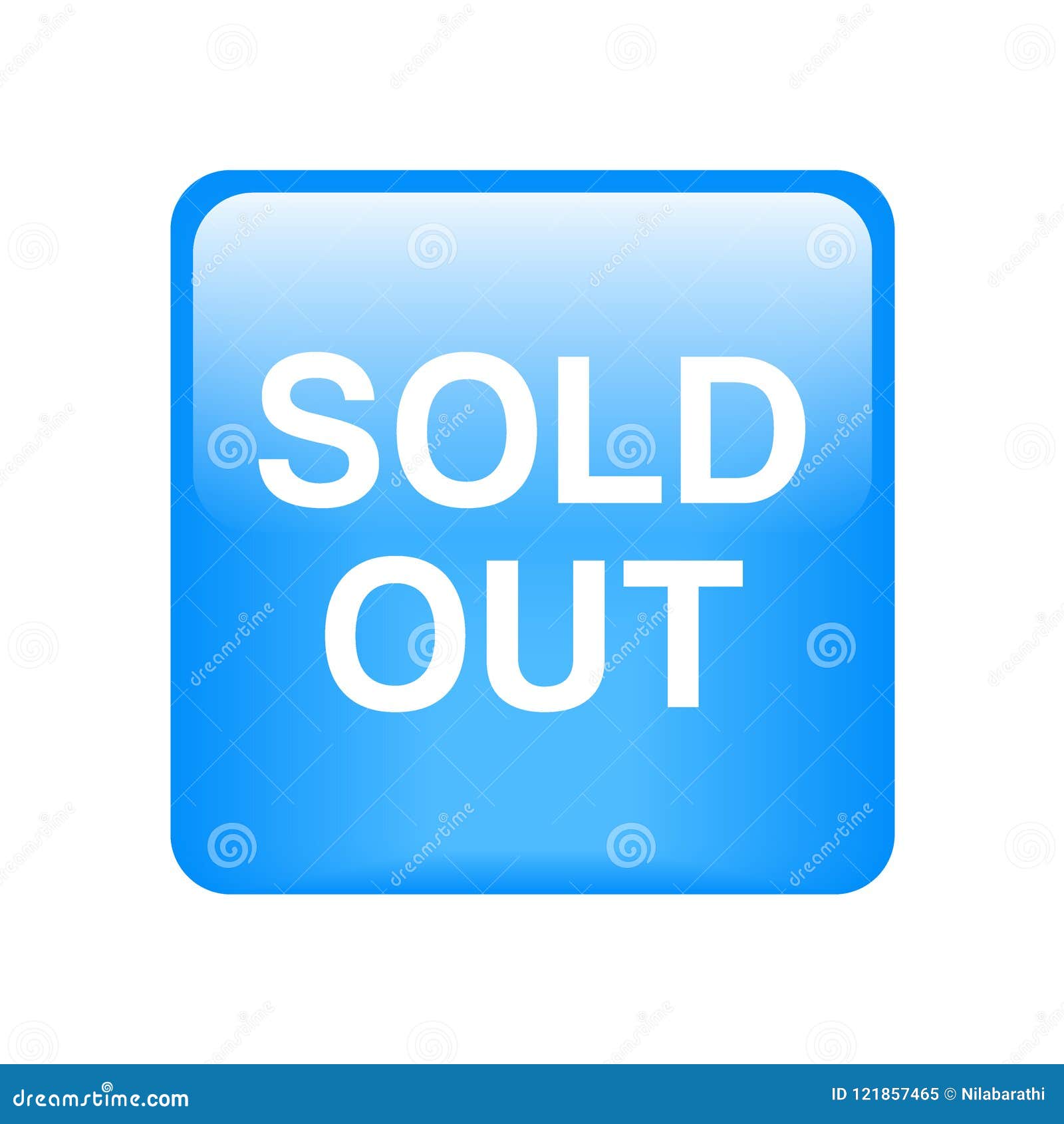 Sold out button stock illustration. Illustration of closing - 121857465