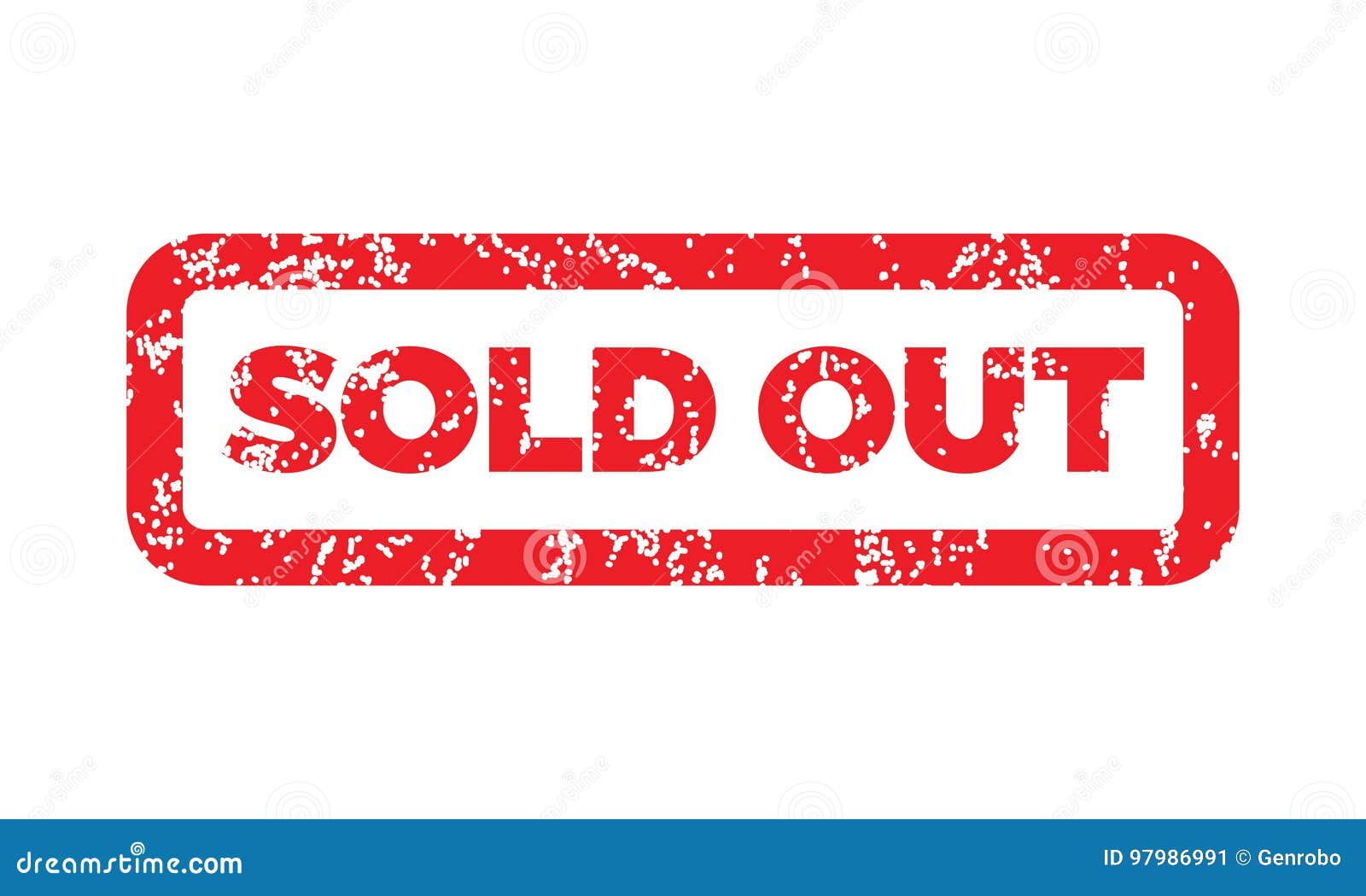 Sold Out Logo stock vector. Illustration of flat, background - 97986991