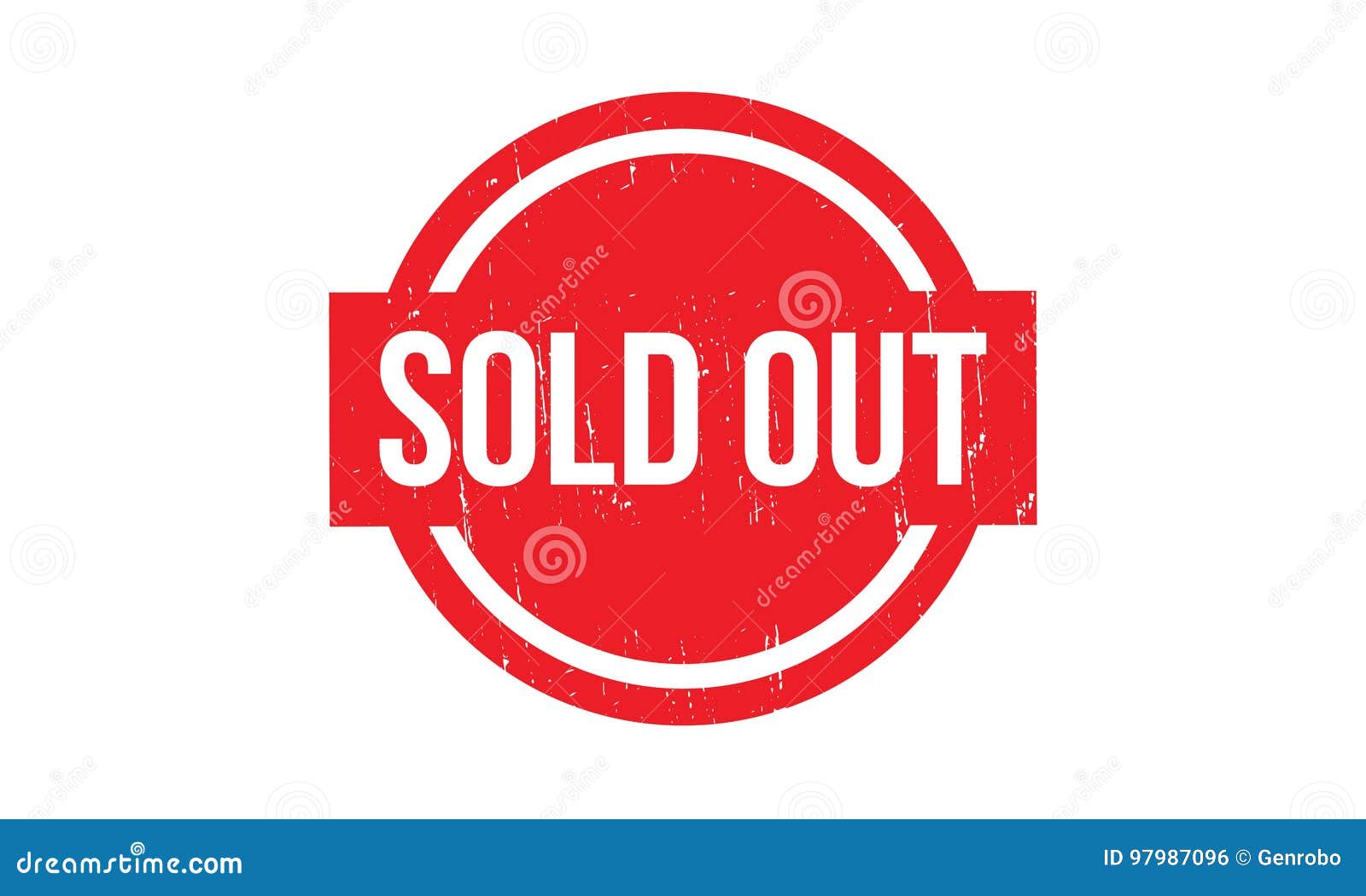 Sold Out Logo stock vector. Illustration of iconic, entertainment ...