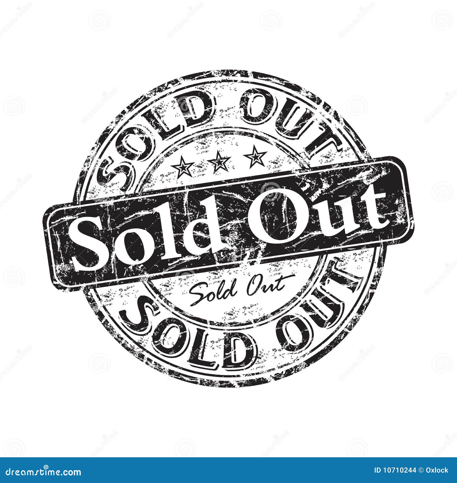 Sold out rubber stamp stock vector. Illustration of notification - 10710244
