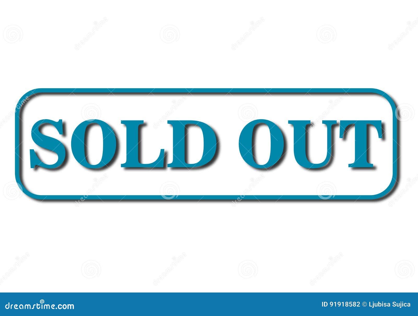 Sold out sign, icon stock vector. Illustration of property - 91918582