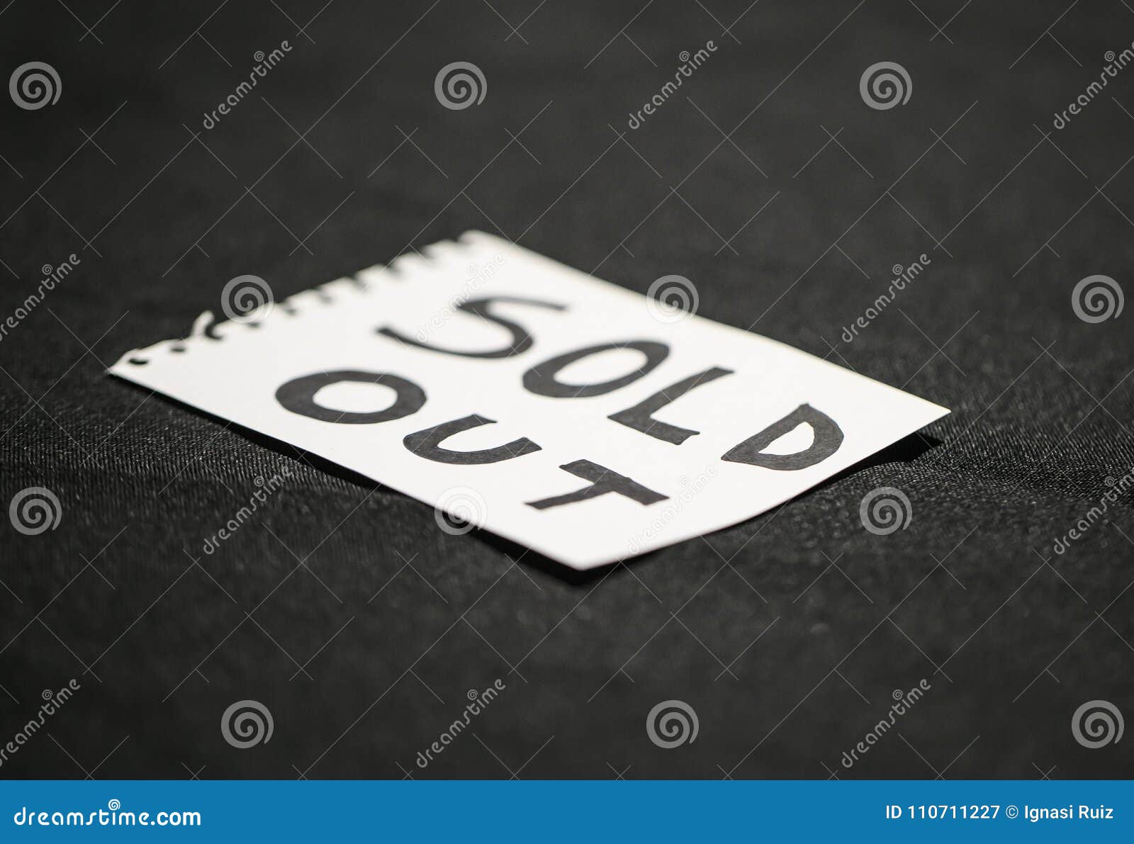 Sold out sign in a paper stock image. Image of concept - 110711227