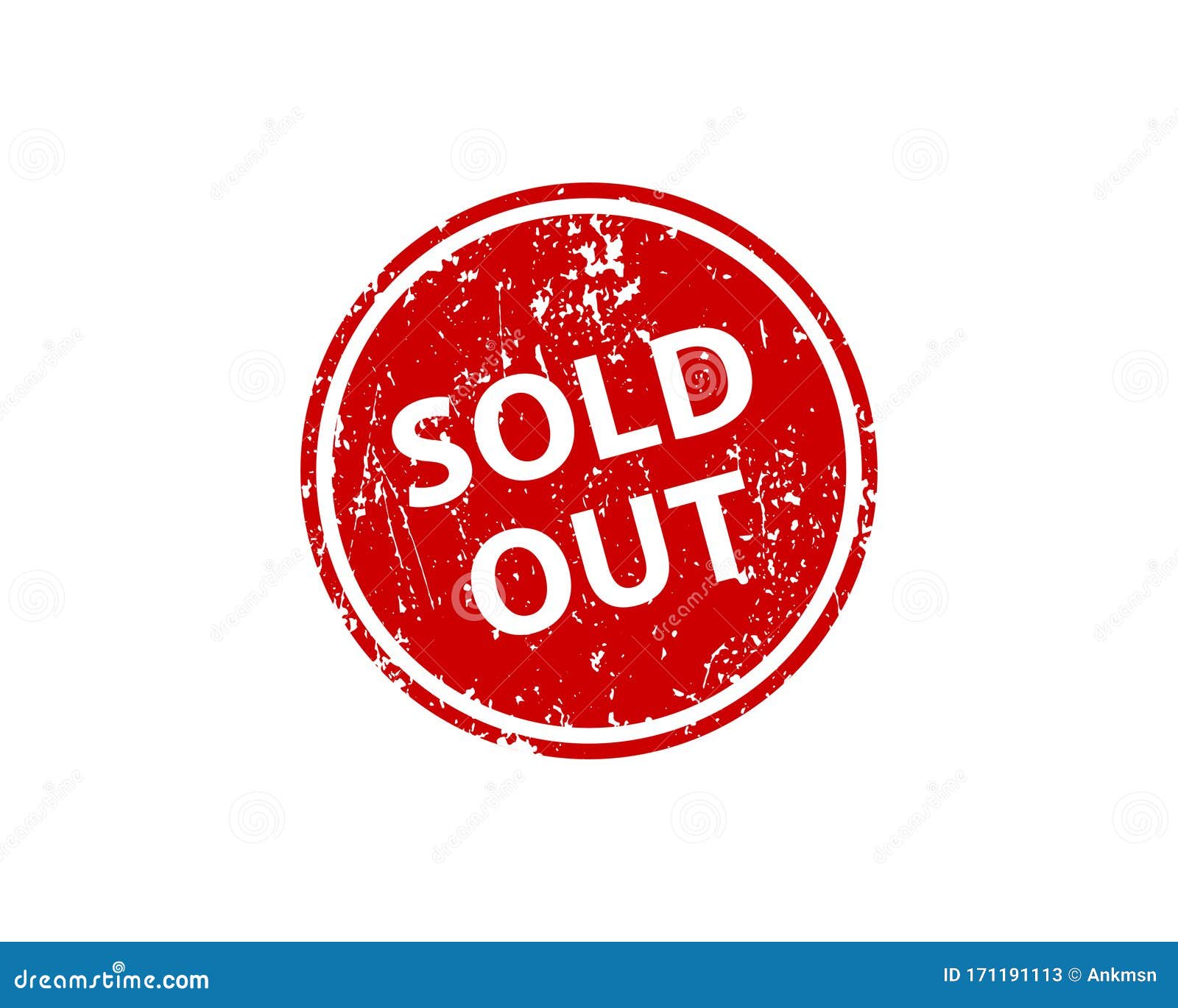 Sold Out Sign Sticker. Stamp Vector Texture Stock Vector - Illustration ...