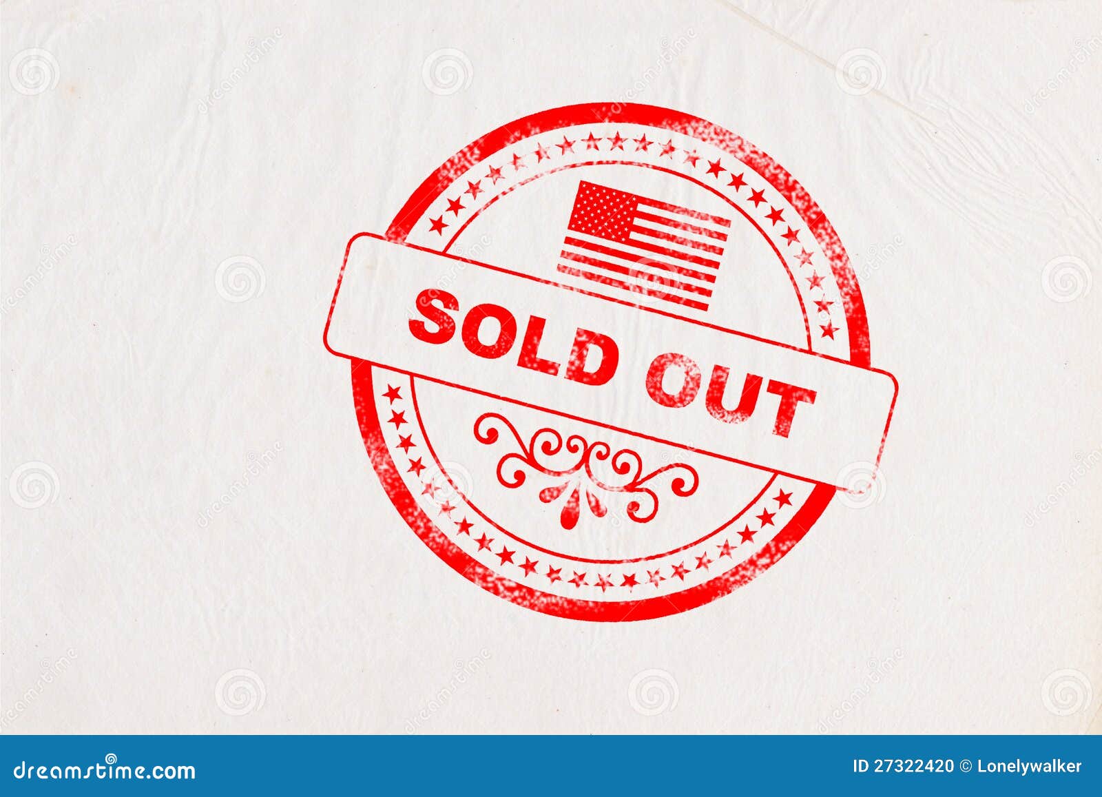 Sold Out Stamp stock photo. Image of horizontal, paper - 27322420