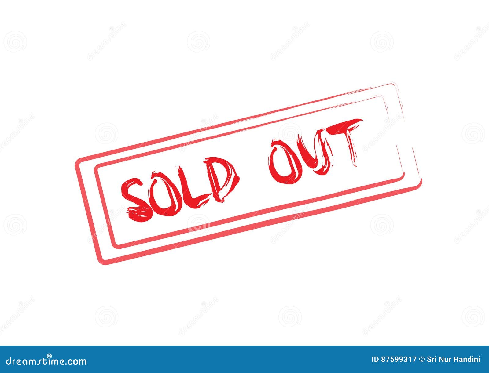 Sold out stock illustration. Illustration of insignia - 87599317