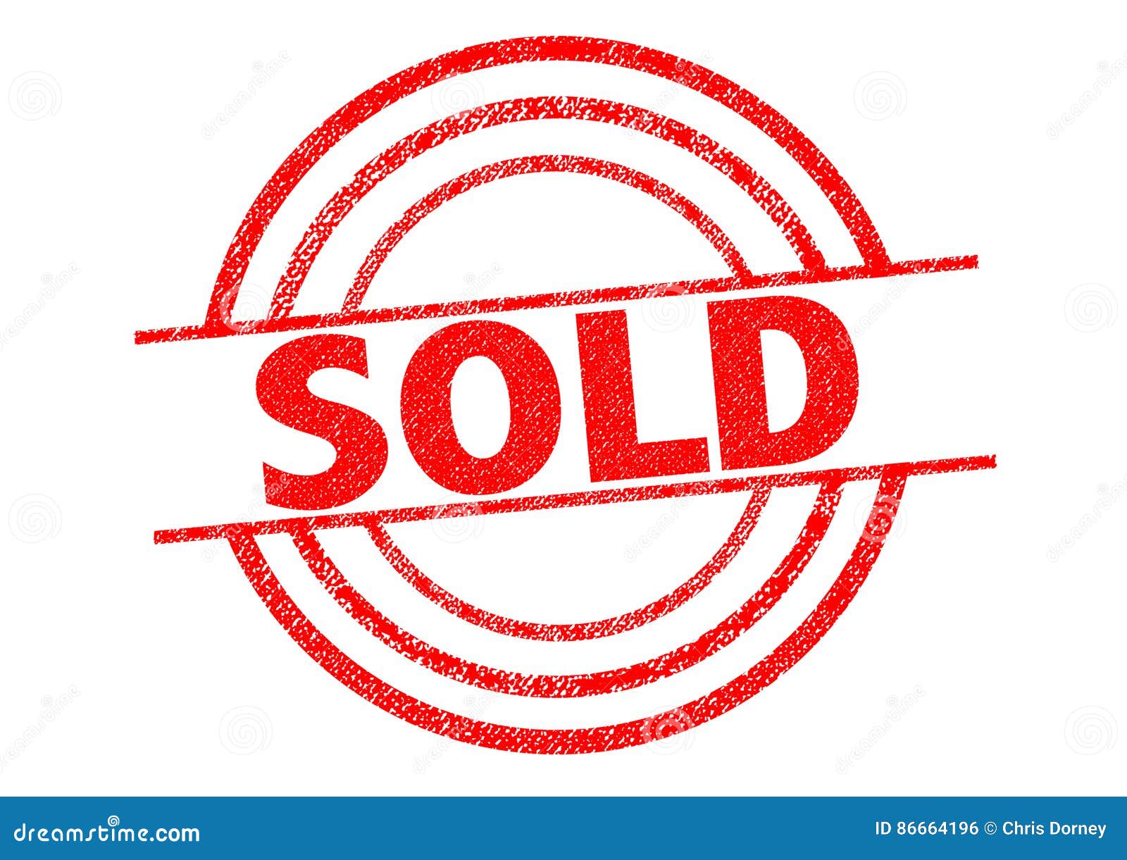 SOLD Rubber Stamp stock illustration. Illustration of prices - 86664196