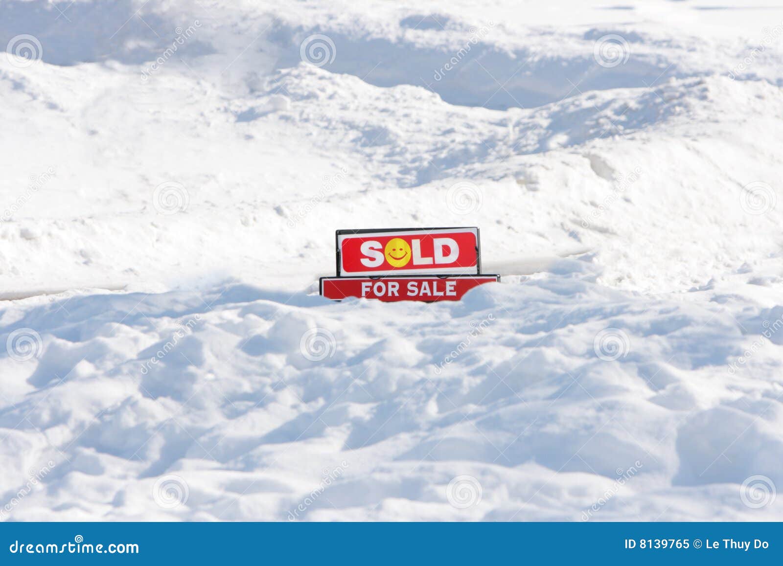 Sold Sign stock image. Image of insurance, clouds, opportunity - 8139765