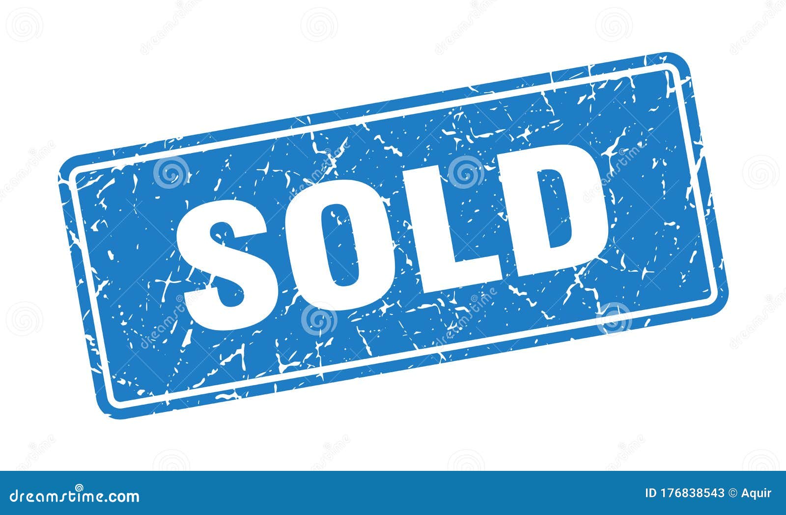 Sold Sign. Sold Grunge Stamp Stock Vector - Illustration of banner ...
