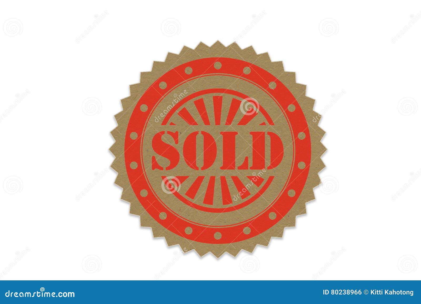 Sold stamp on paper stock illustration. Illustration of symbol - 80238966