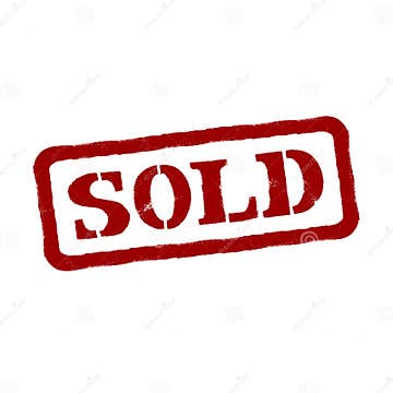 Sold. Vector Format stock vector. Illustration of finish - 35634572