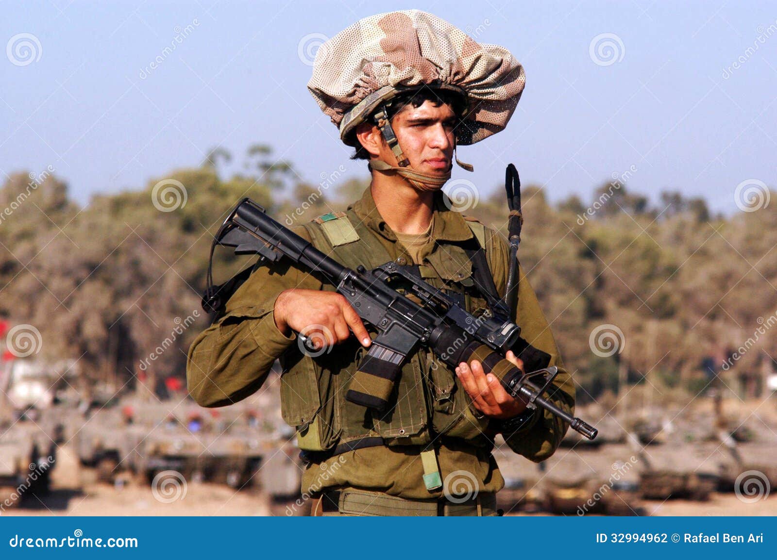 Soldado De Infentry Do Israelita Fotografia Editorial - Imagem de médio ...