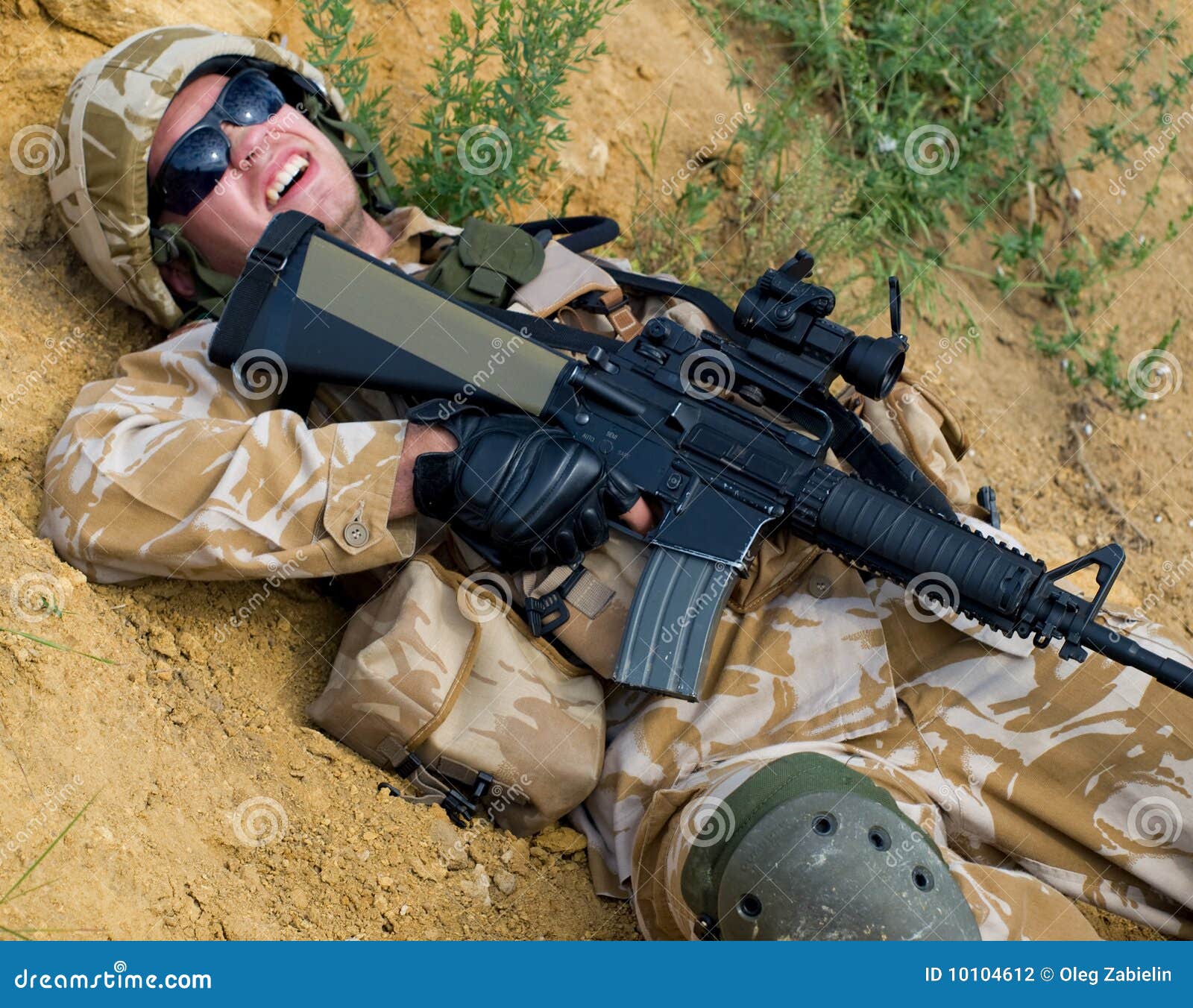 Soldado ferido foto de stock. Imagem de grande, britânico - 10104612