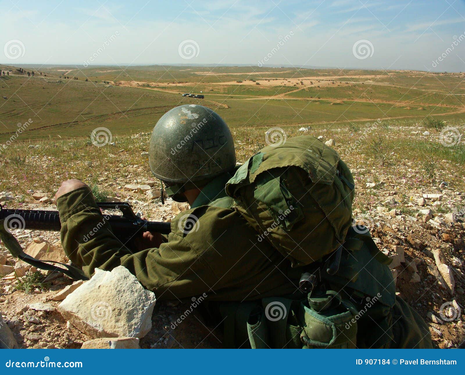 Soldado israelita foto de stock. Imagem de carregadores - 907184