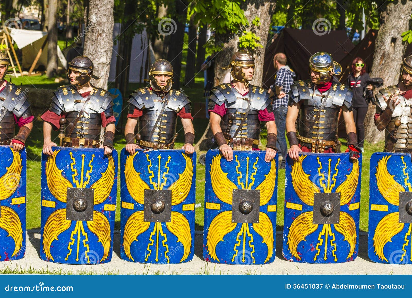 Soldado romano fotografía editorial. Imagen de romano - 56451037