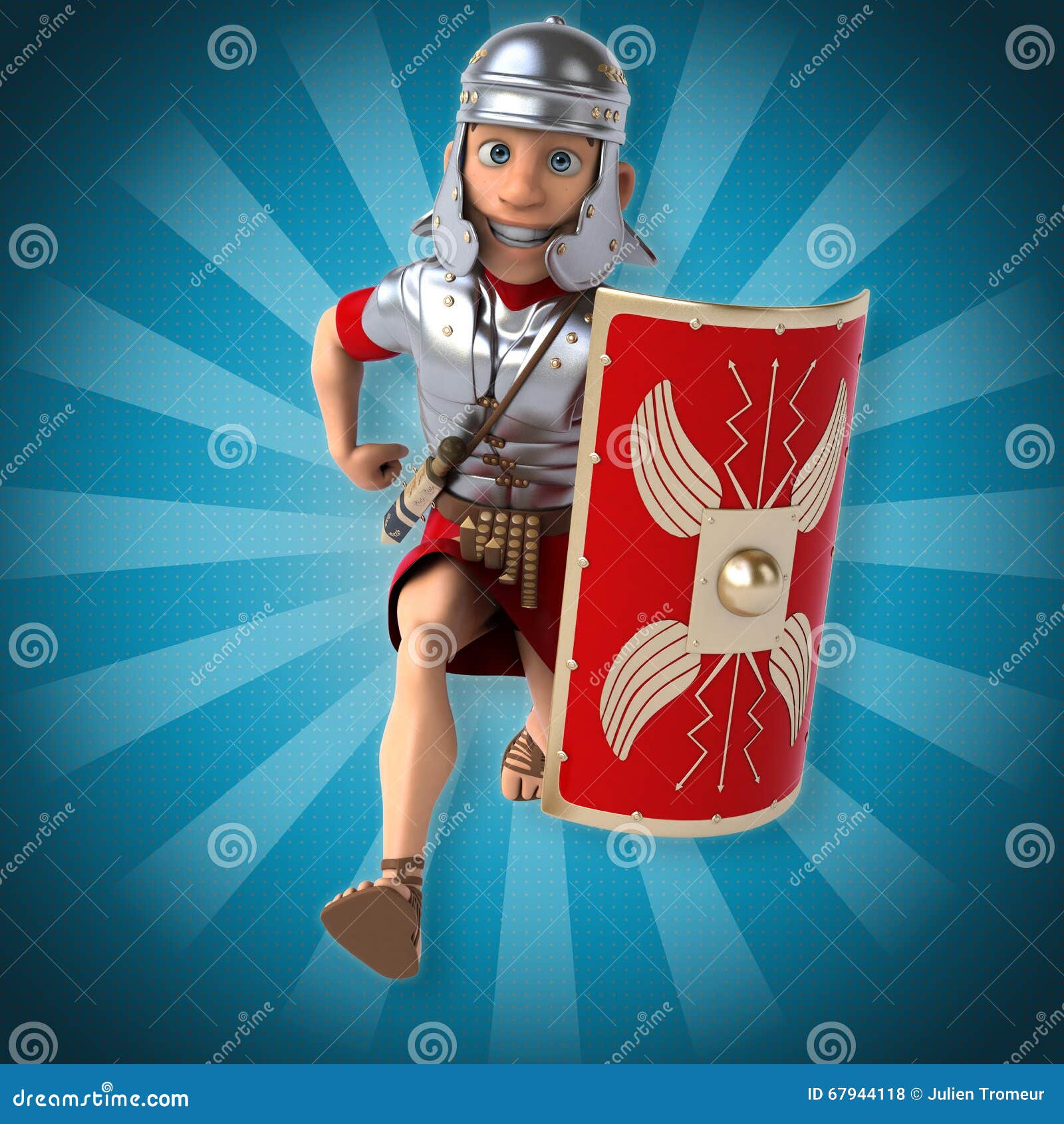 Soldado romano ilustração stock. Ilustração de armadura - 67944118