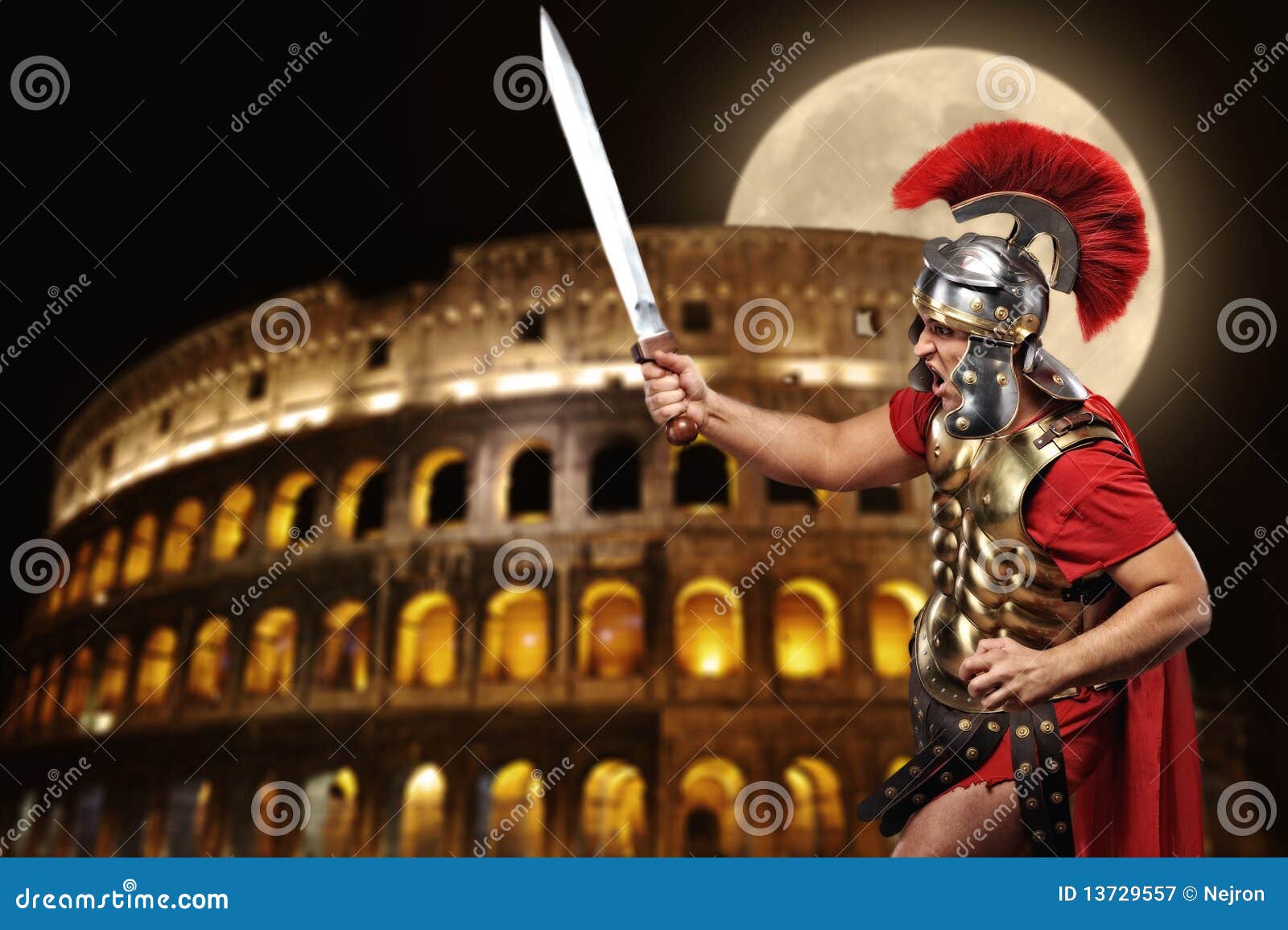 Soldado Romano Do Legionary Imagem de Stock - Imagem de gladiador ...