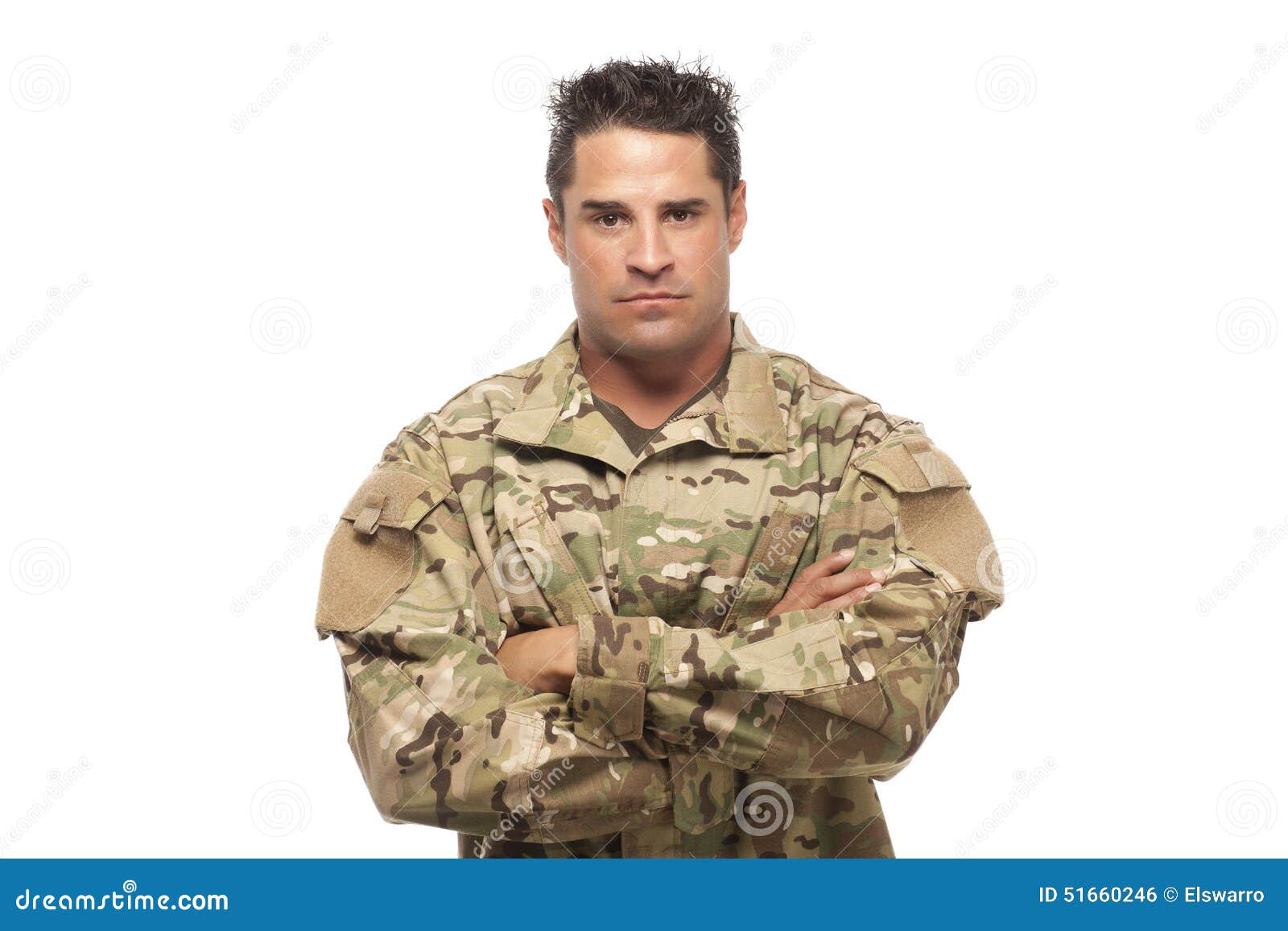 Soldado serio del ejército foto de archivo. Imagen de color - 51660246