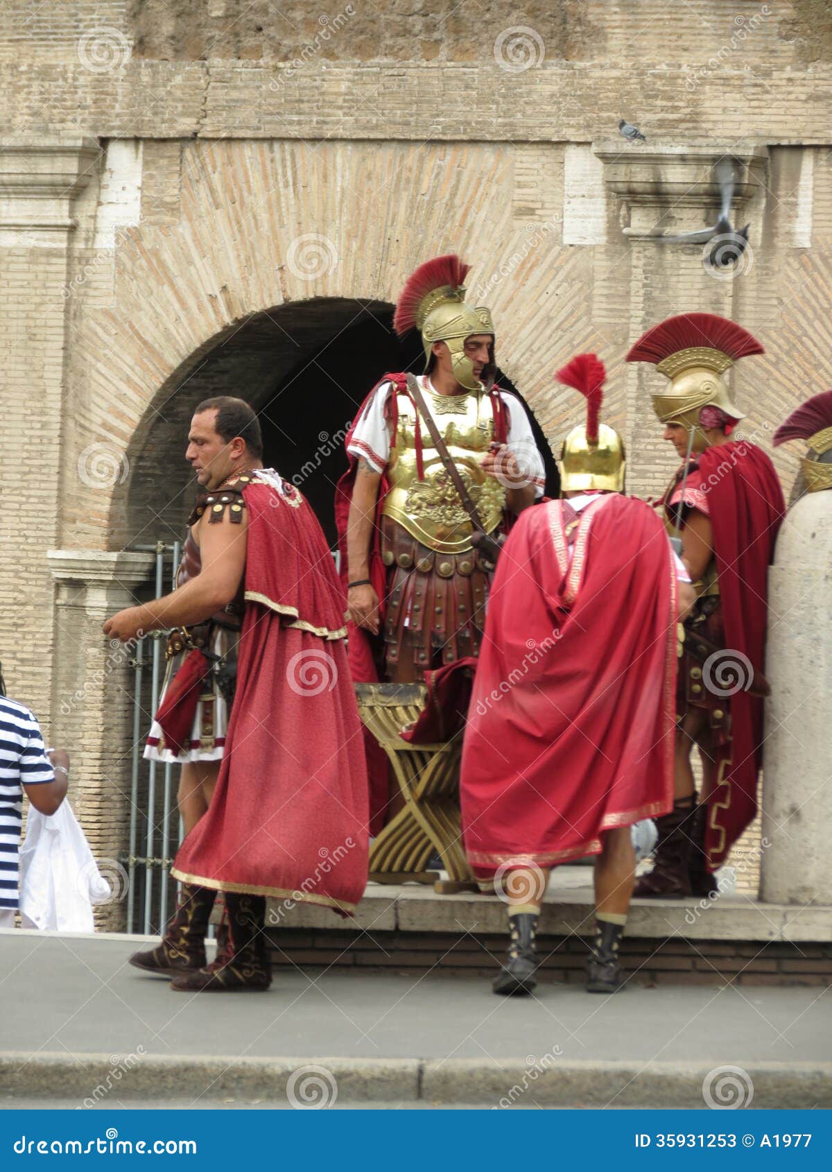 Soldados Romanos Foto de archivo editorial - Imagen: 35931253