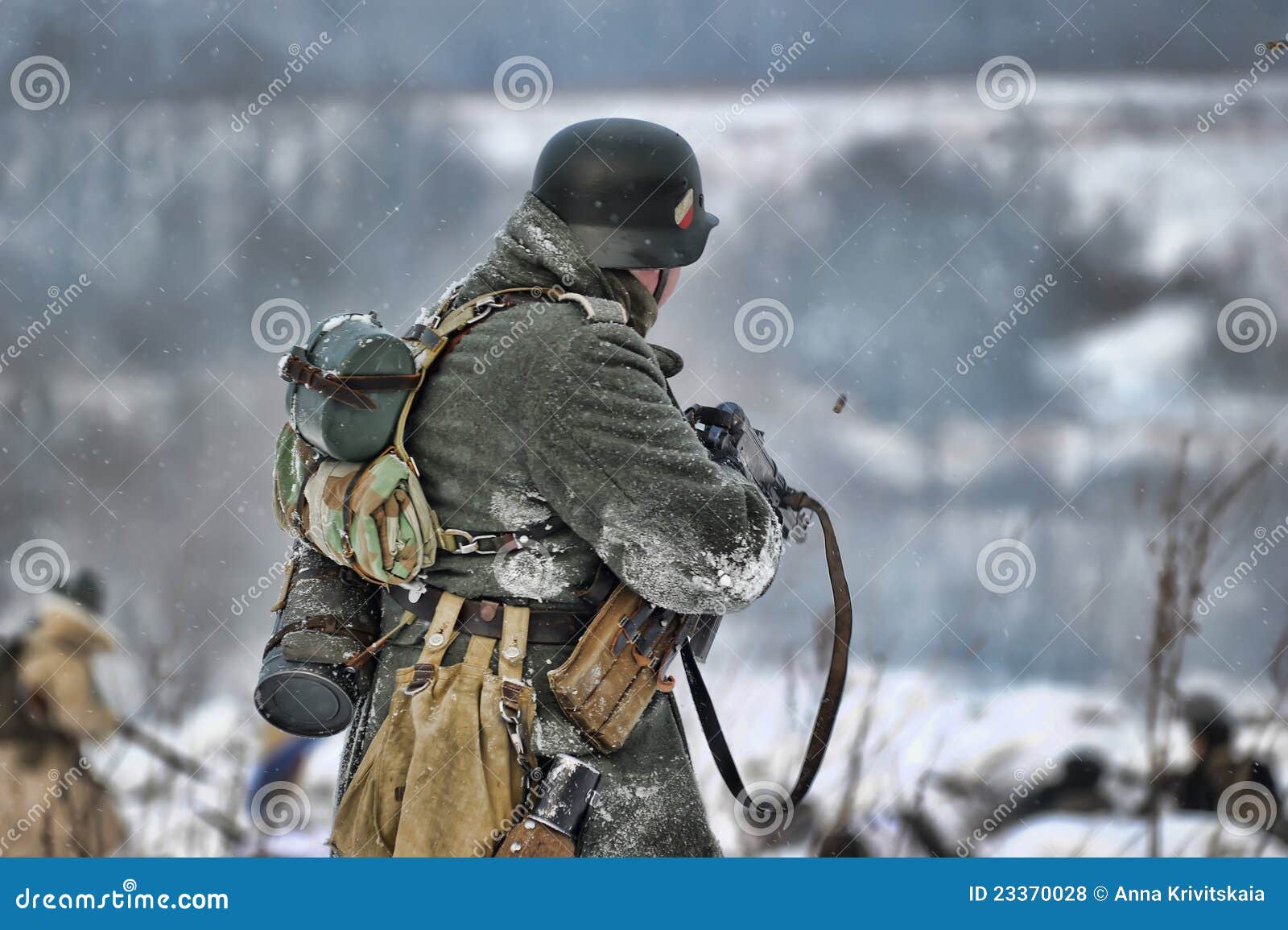 Soldat allemand de WW2 photo stock éditorial. Image du masculin - 23370028