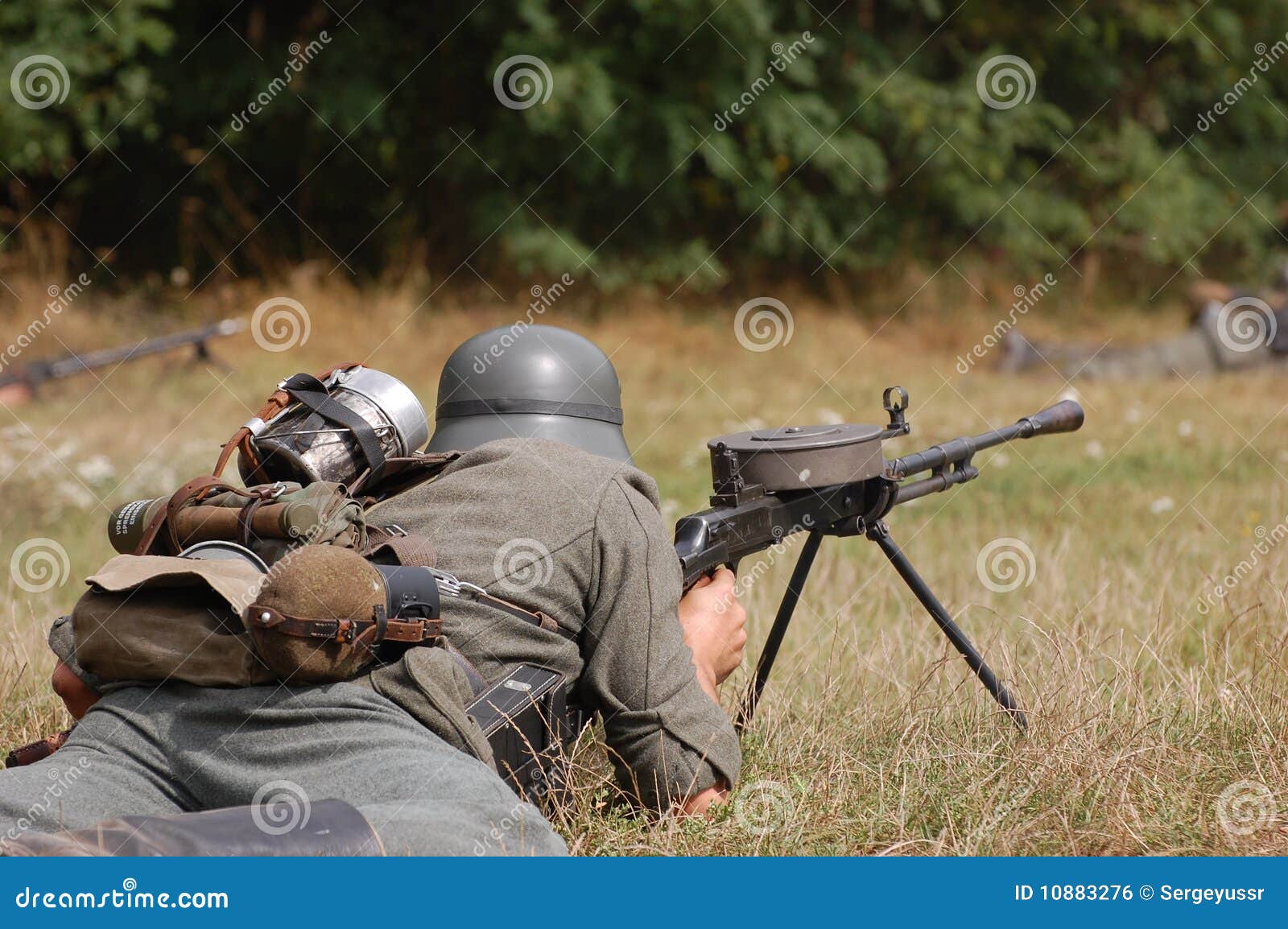 Soldat allemand de WW2 photo stock. Image du établissement - 10883276