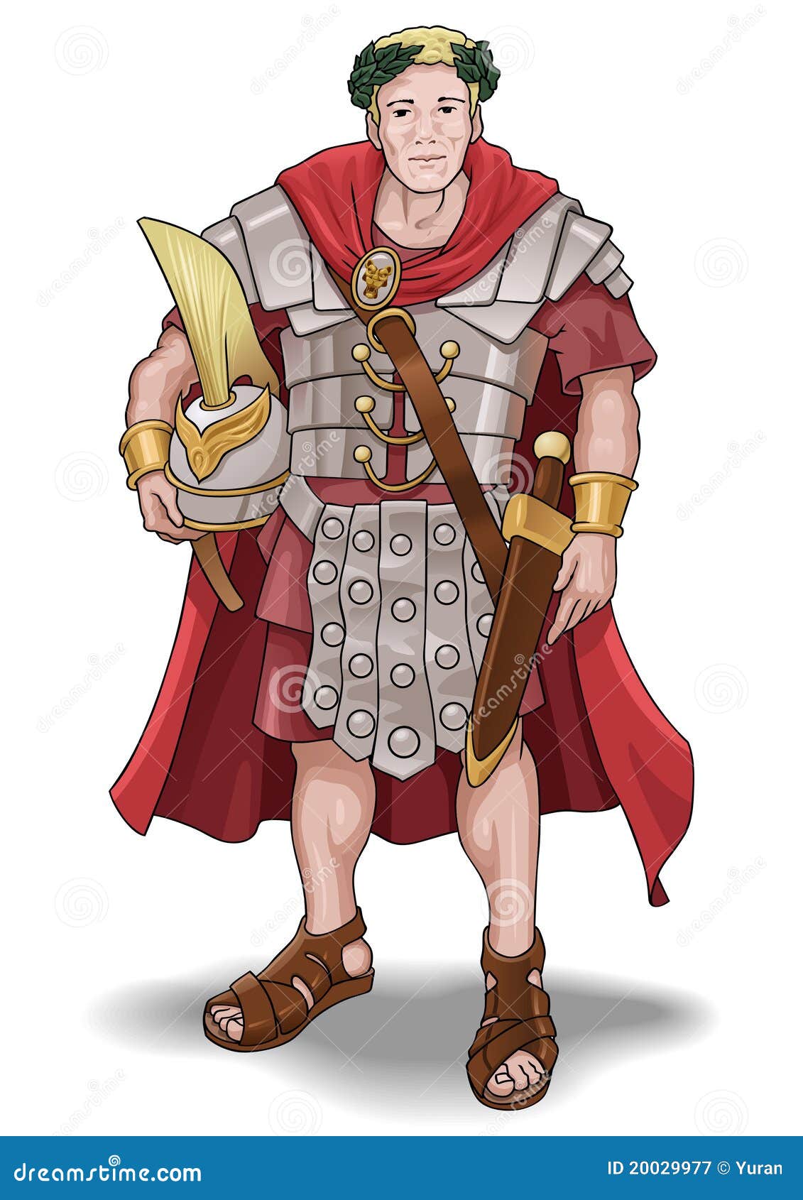 Soldat romain illustration de vecteur. Illustration du historique ...