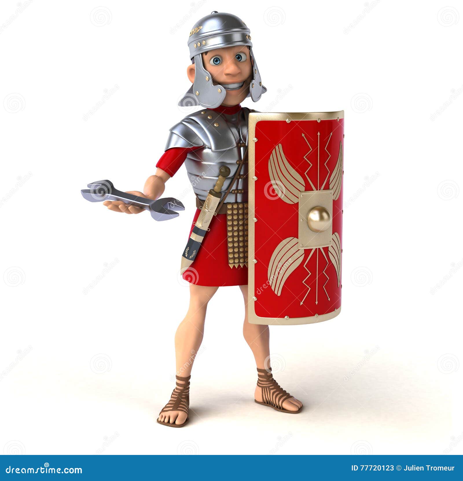Soldat romain illustration stock. Illustration du romain - 77720123
