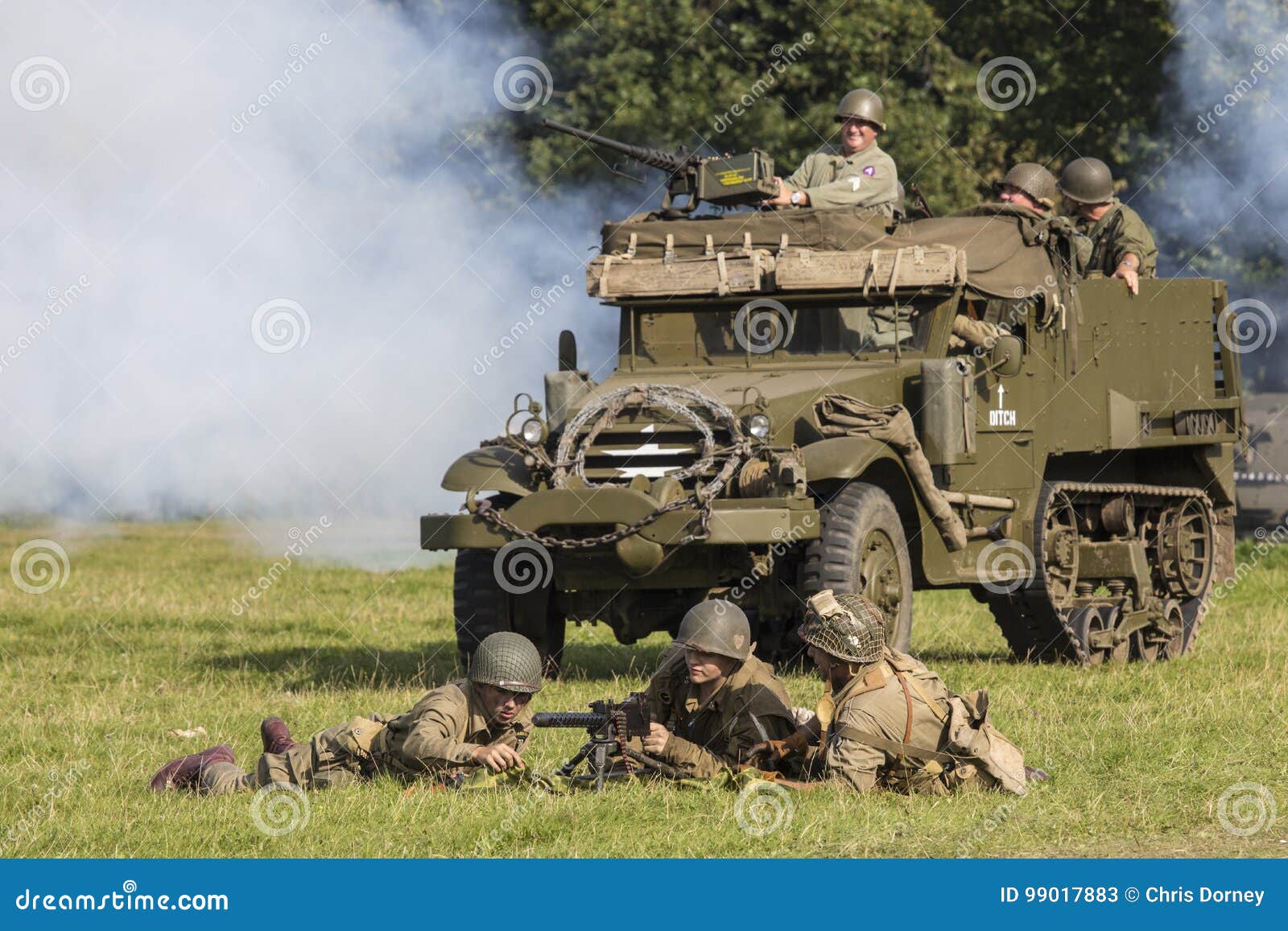 Soldati Americani Della Seconda Guerra Mondiale Fotografia Stock ...