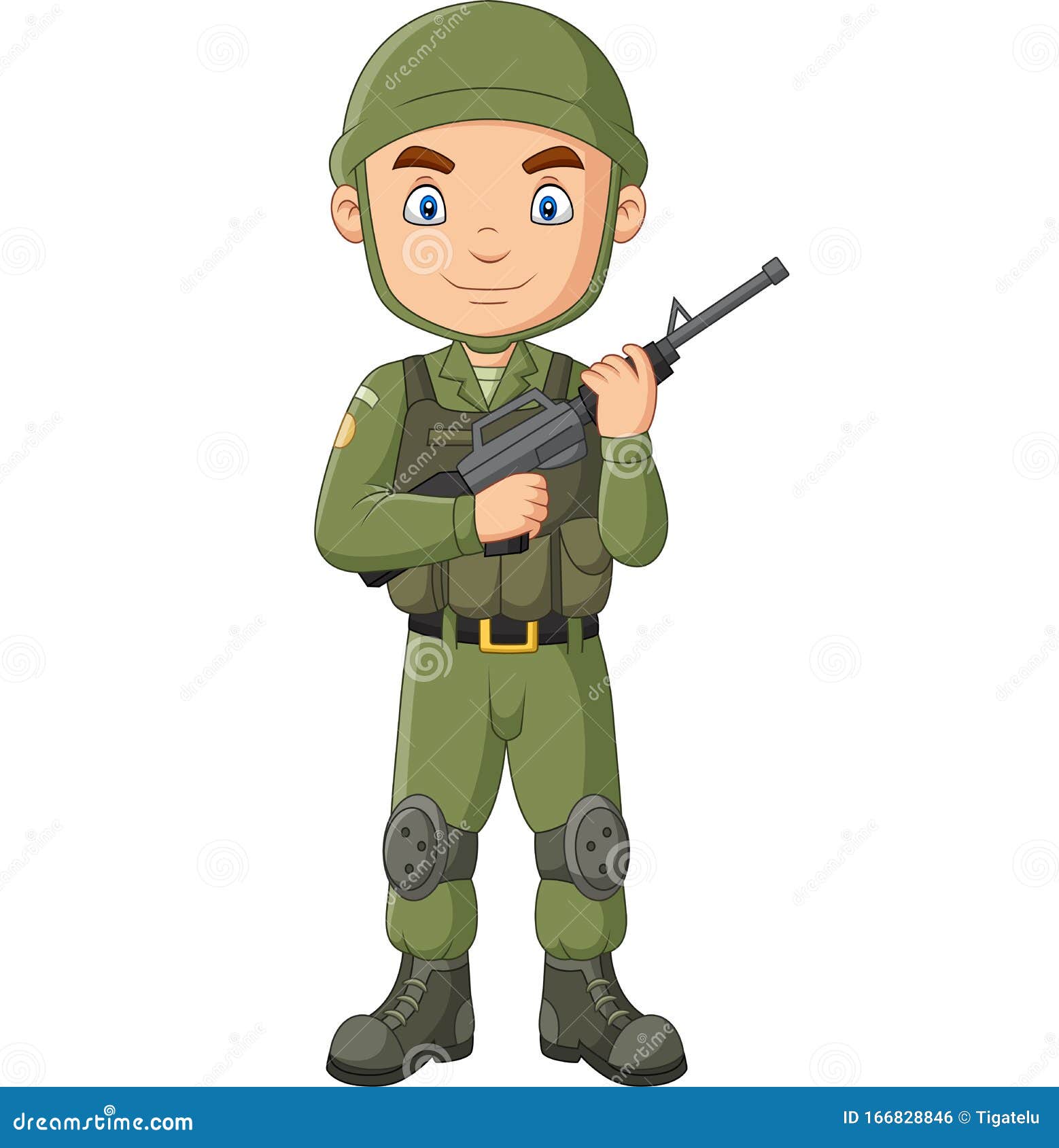 Soldato Di Cartone Con Fucile Illustrazione Vettoriale - Illustrazione ... Soldato Di Cartone Con Fucile Illustrazione Vettoriale - Illustrazione ...