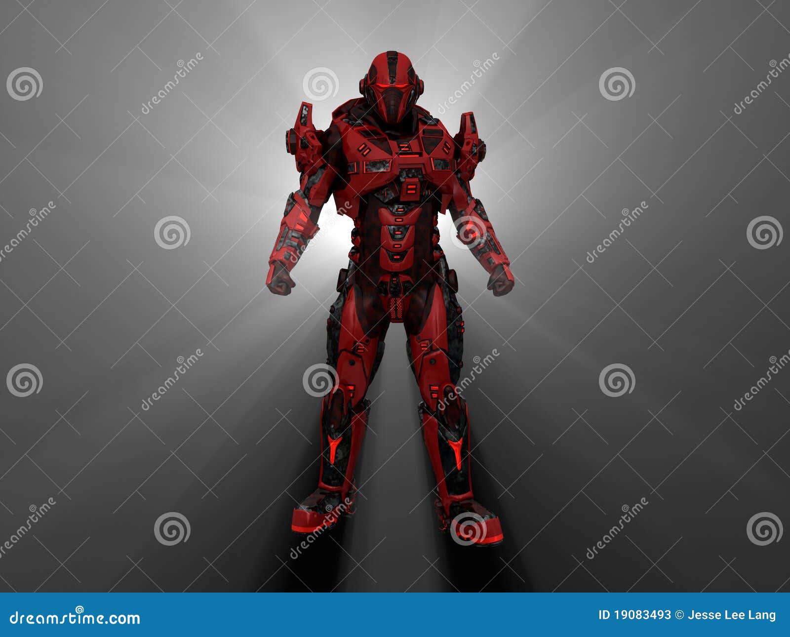 Soldato futuro illustrazione di stock. Illustrazione di automatismo ...