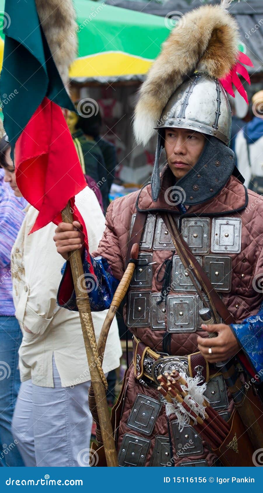 Soldato mongolo fotografia editoriale. Immagine di usura - 15116156