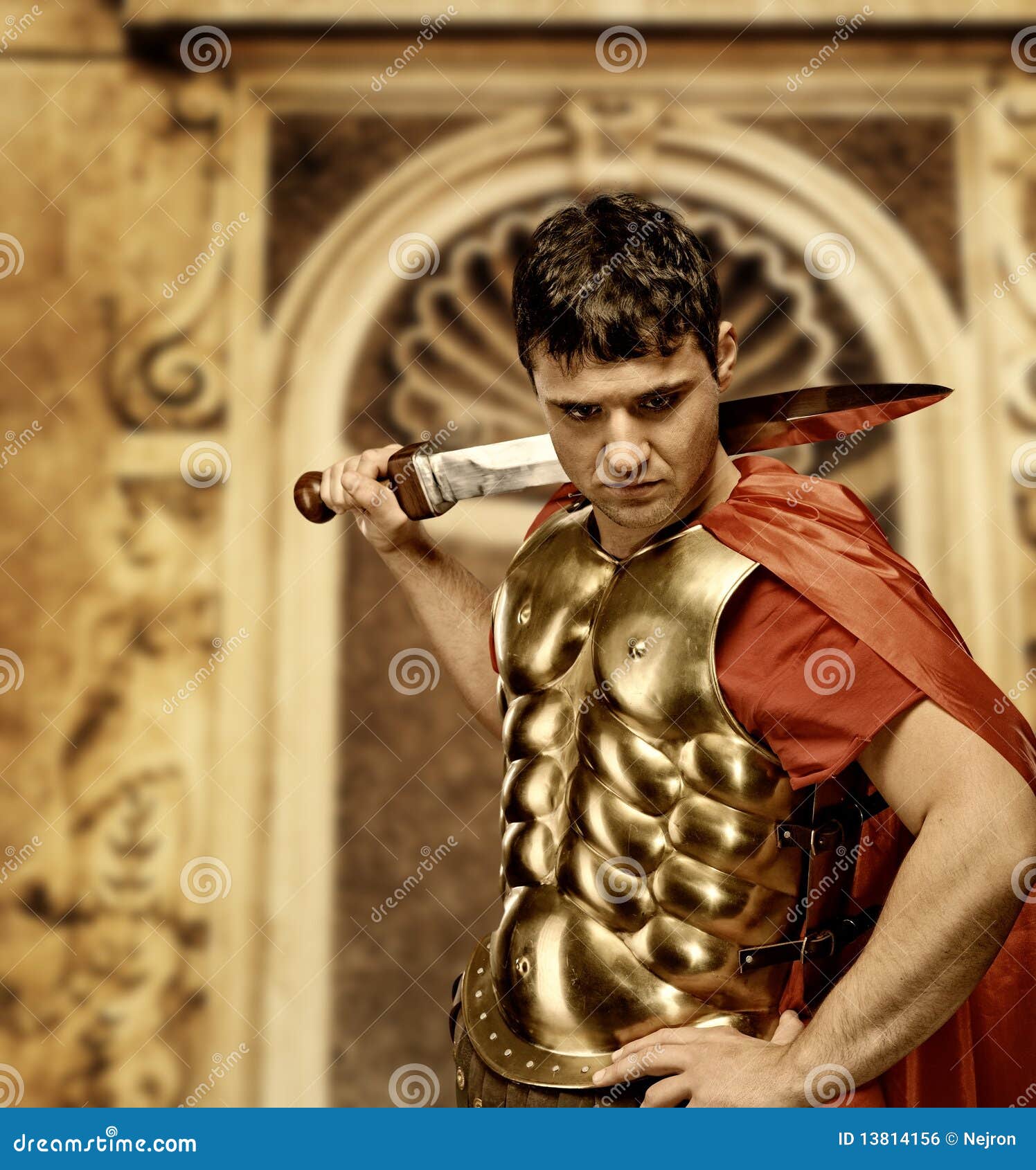 Soldato Romano Del Legionary Fotografia Stock - Immagine di armatura ...